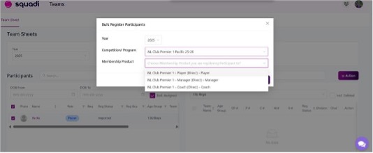 Direct Registration - Creating your team & adding players - The ...