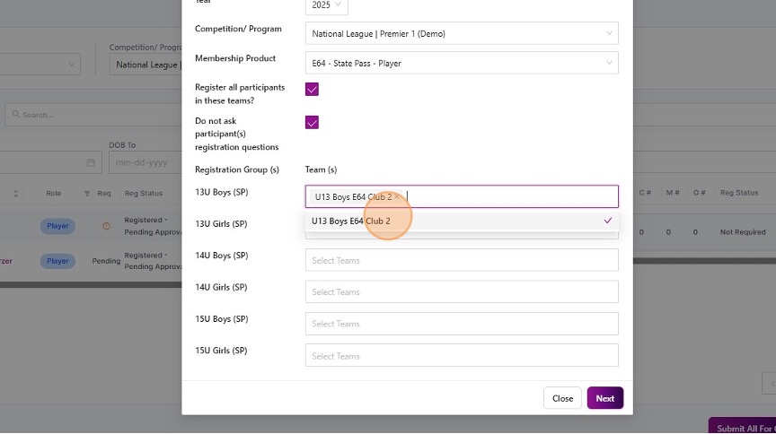 State Registration - How to register your teams on Squadi - The ...